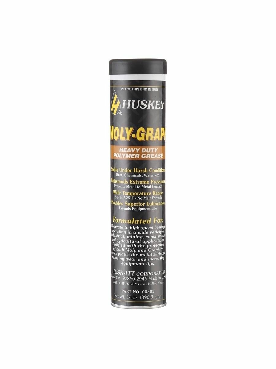 Смазка молибдено-графитная HUSKEY MOLY-GRAPH GREASE #2 (Туба 396.9г)/00303-2