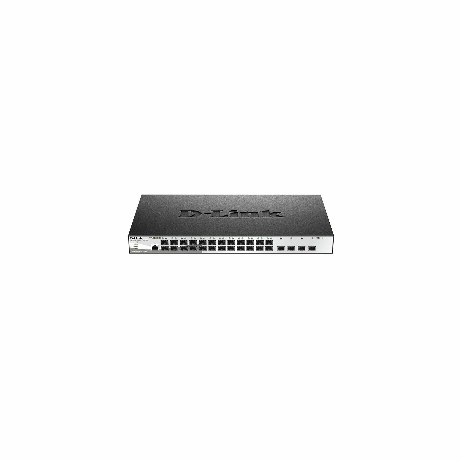 D-Link DGS-1210-28XS/ME/B2A Управляемый L2 коммутатор с 24 портами 100/1000Base-X SFP и 4 портами 10GBase-X SFP+
