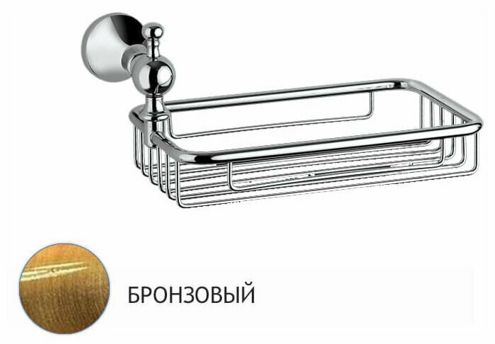 Мыльница Bagno Associati Regency RE13492 бронза