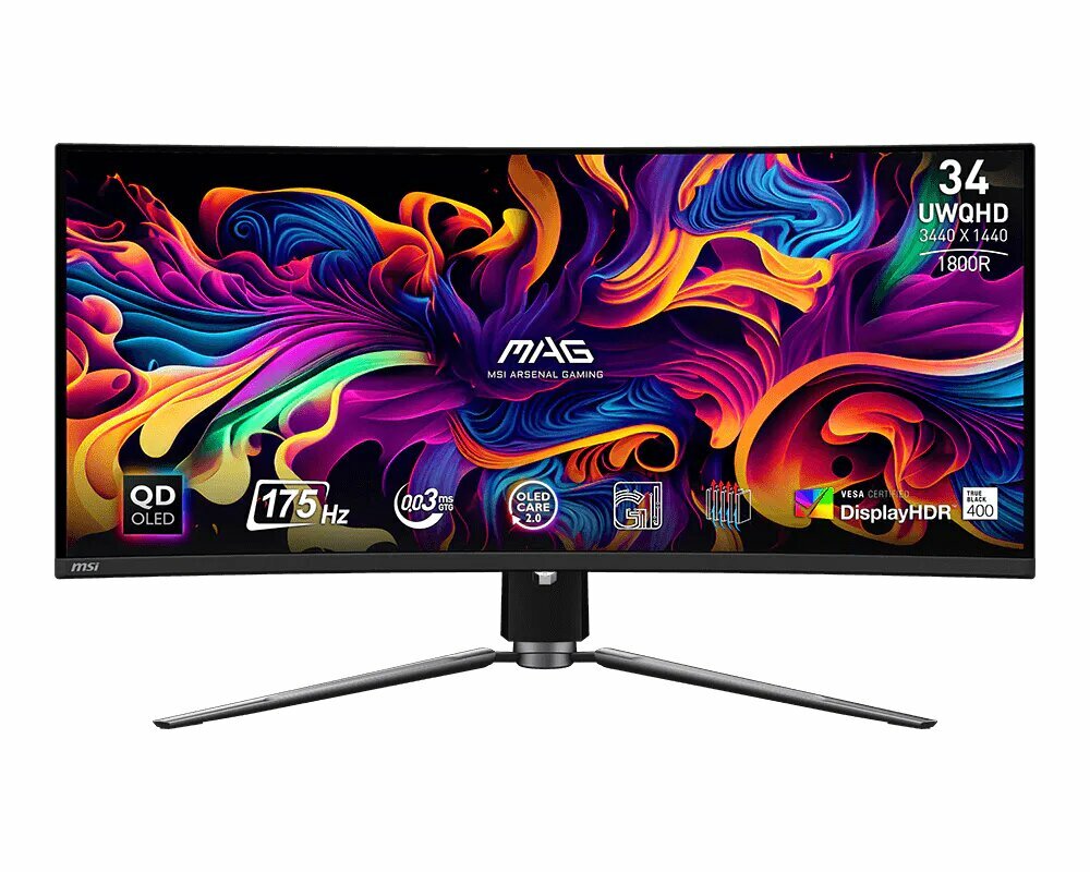 Монитор MSI MAG 341CQP QD-OLED 34" (9S6-3DD04T-032)
