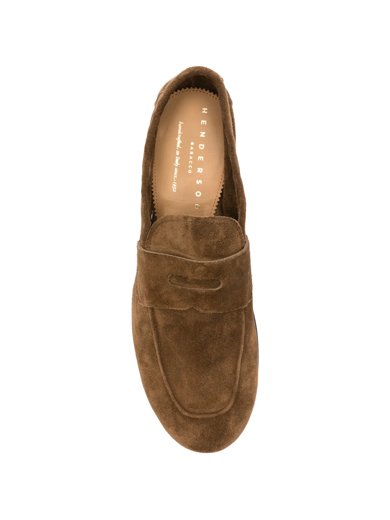 Лоферы HENDERSON BARACCO Penny-strap loafers, размер 45, brown — фото 1