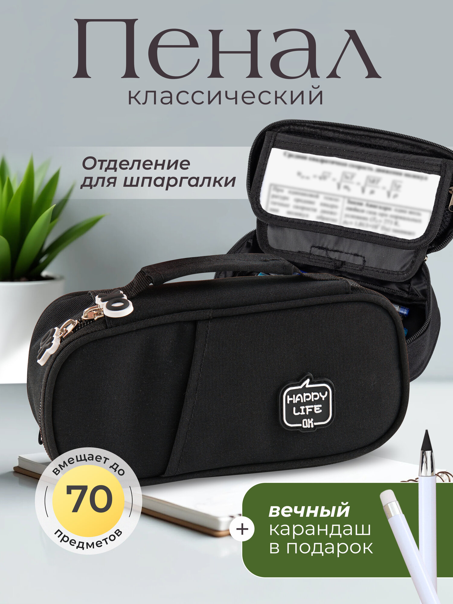 Пенал со шпаргалкой