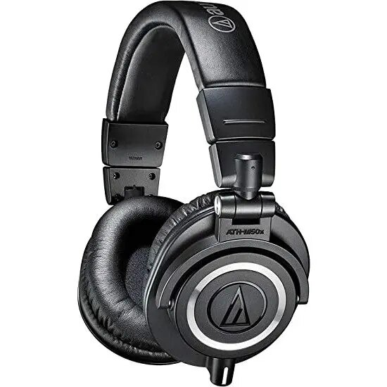 Наушники мониторные студийные AUDIO-TECHNICA ATH-M50X (Micro-jack 2.5/mini-Jack 3,5 мм/Jack 6.3 мм)