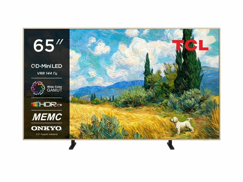 TCL Телевизор 65A400 Pro 65 4K UHD, черный