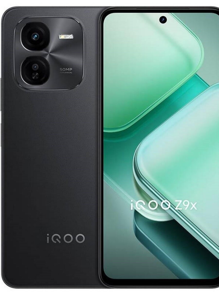 Смартфон IQOO z9x 5G 8+256g Black Qualcomm Snapdragon 6 Gen1
