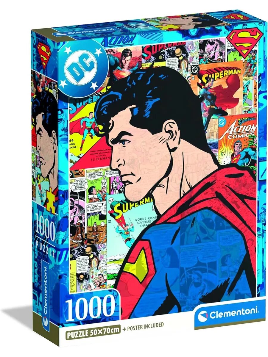 Пазл Супермэн - 3, 1000 деталей CB