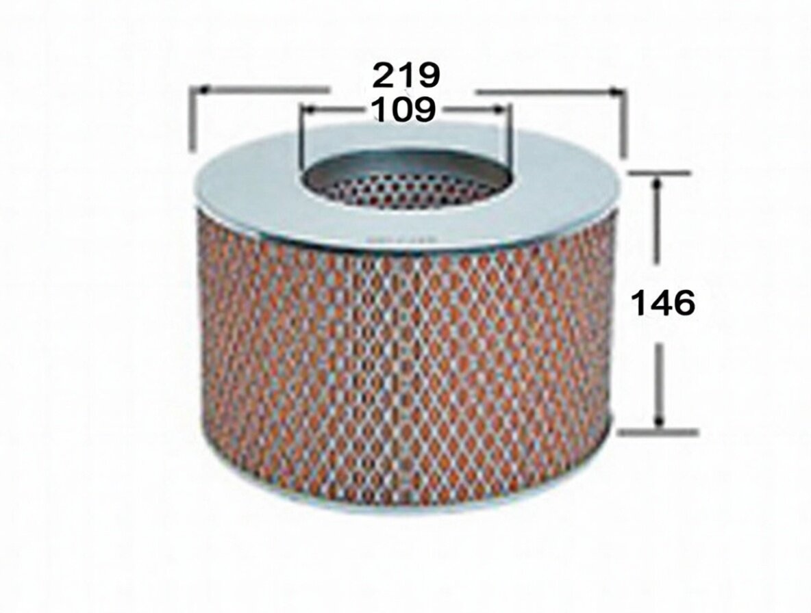 Фильтр воздушный TOYOTA LAND CRUISER 100 4.2/4.5 98-07, PRADO 90 2.8/3.0 A21190 AZUMI арт. A21190