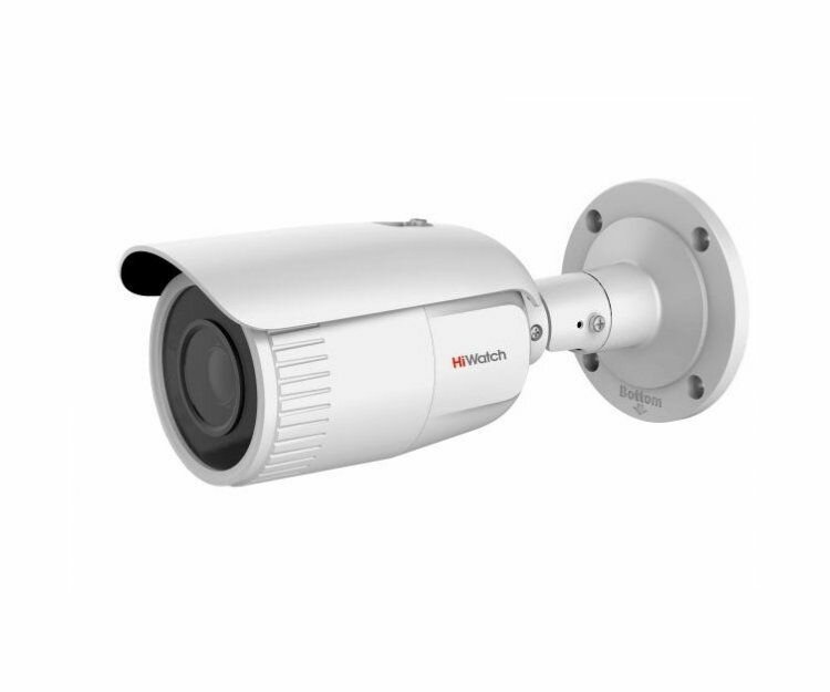 DS-I256Z(B)(2.8-12mm) HiWatch Уличная цилиндрическая IP камера, объектив 2.8-12мм, ИК, POE, 2Мп, слот для microSD