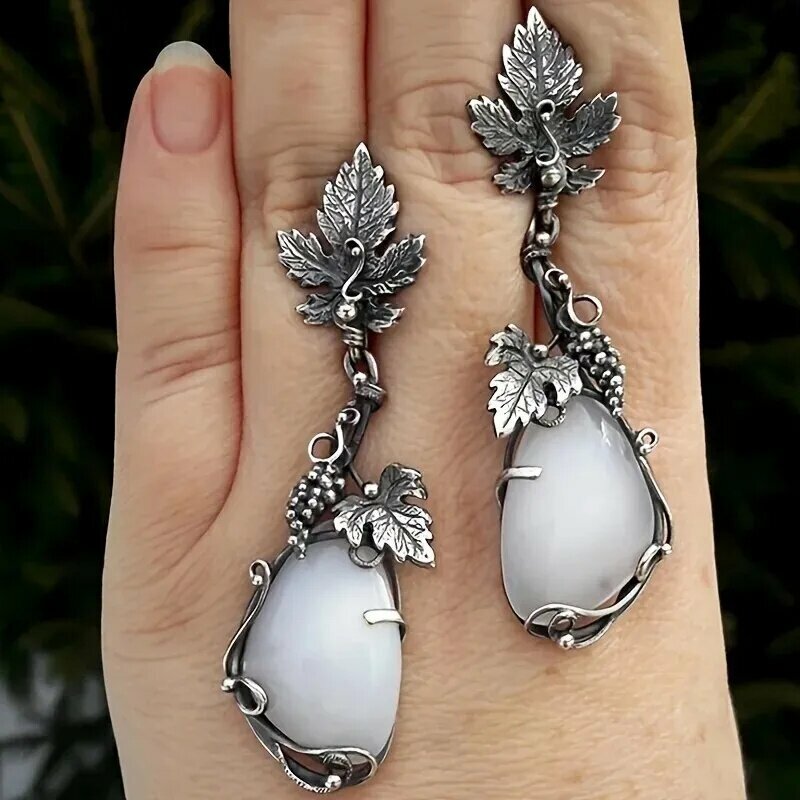 Серьги, кахолонг