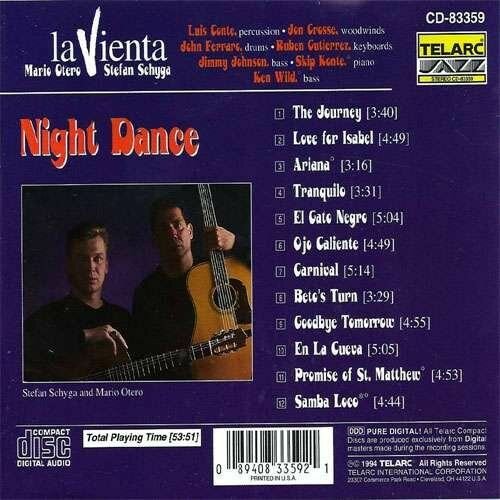 Компакт-диск: La Vienta - Night Dance (1 CD) — фото 1