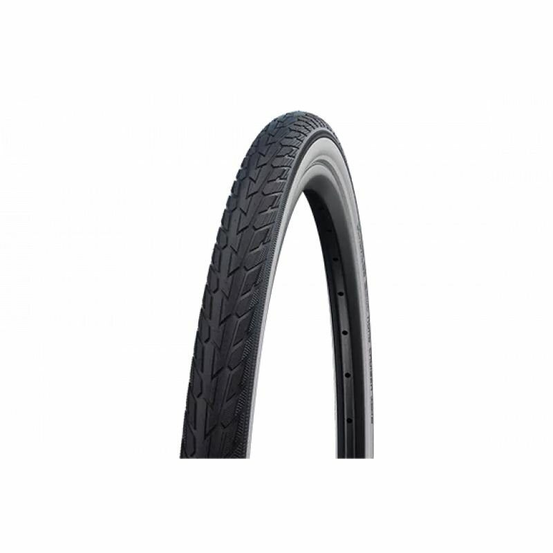 Покрышка 20x1.75 (47-406) ROAD CRUISER K-Guard, TwinSkin B/W черная с белой боковиной HS484 GREEN 50EPI