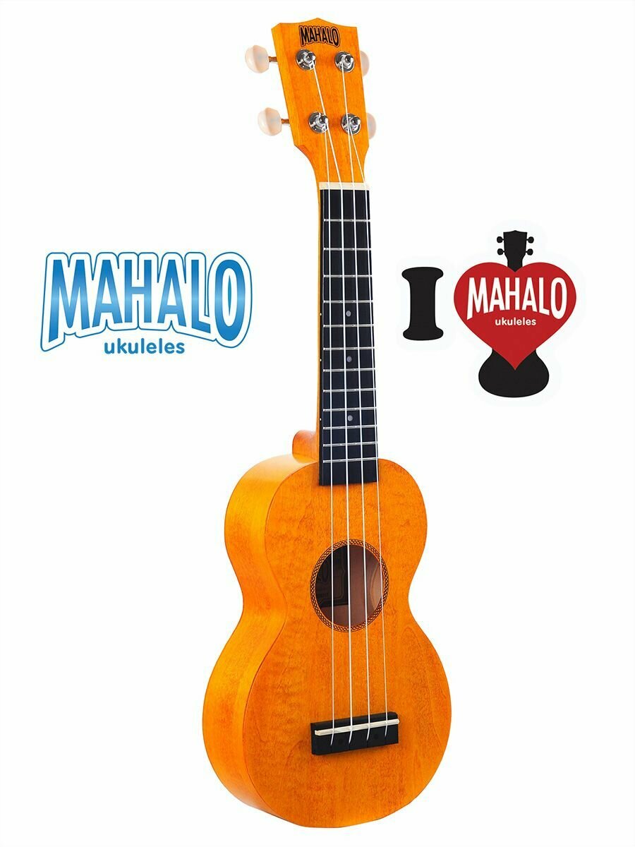 Укулеле сопрано Mahalo ML1SF с чехлом, цвет желтый