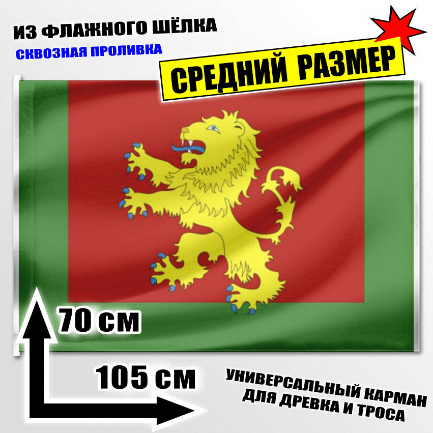 Флаг средний Ржевского района 105x70 см