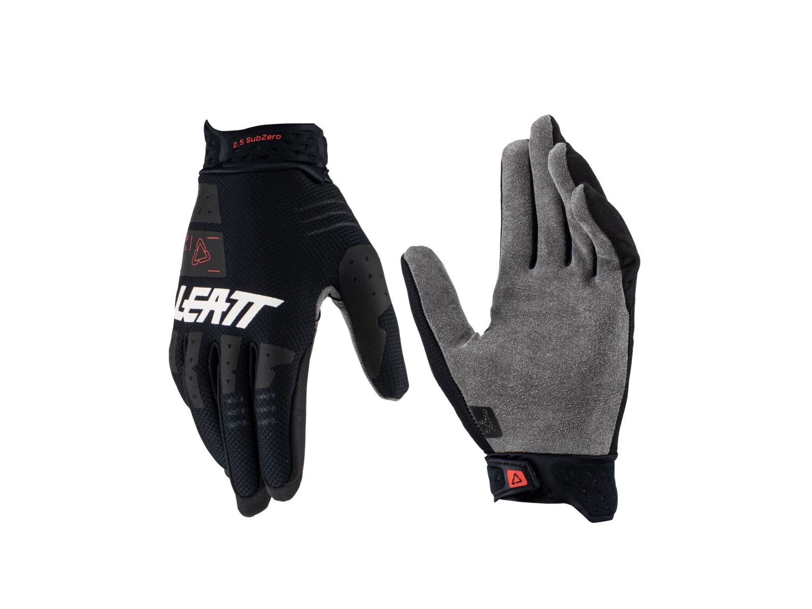 Мотоперчатки LEATT Moto 2.5 SubZero Glove Black, черно-серые, M