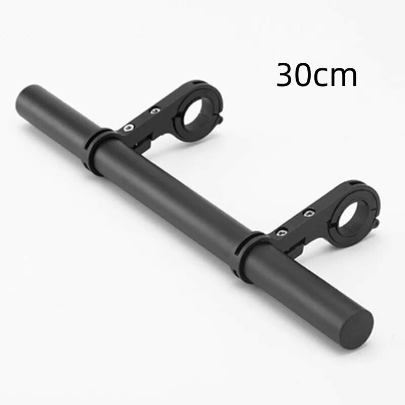 Удлинитель руля для фары велосипеда 10/20/30 см Черный, 30cm-Black