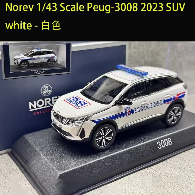 Norev 1/43 Peugeot 3008 2023 Белый, Полиция