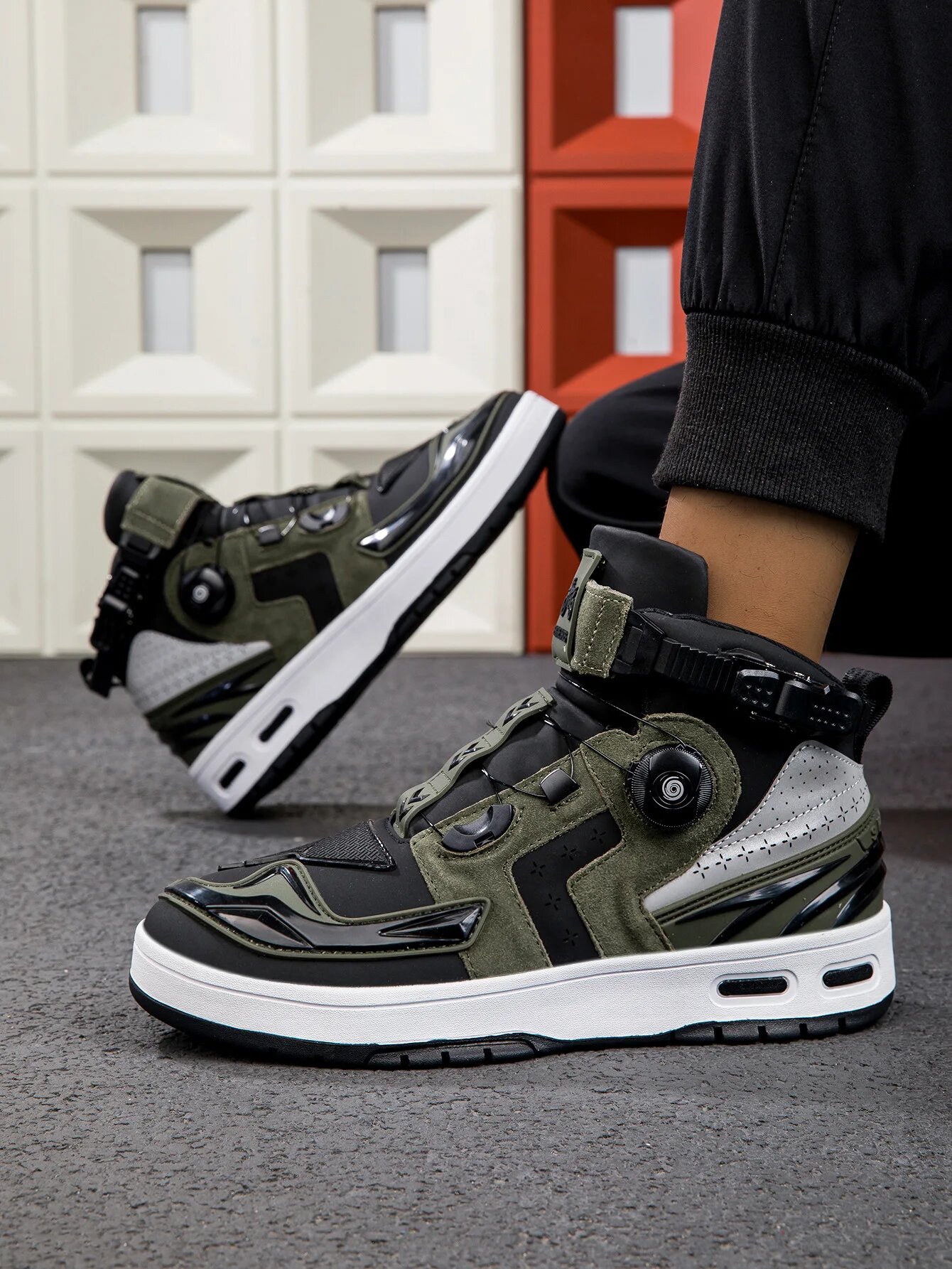 Ботинки мужские Military Green, размер 43
