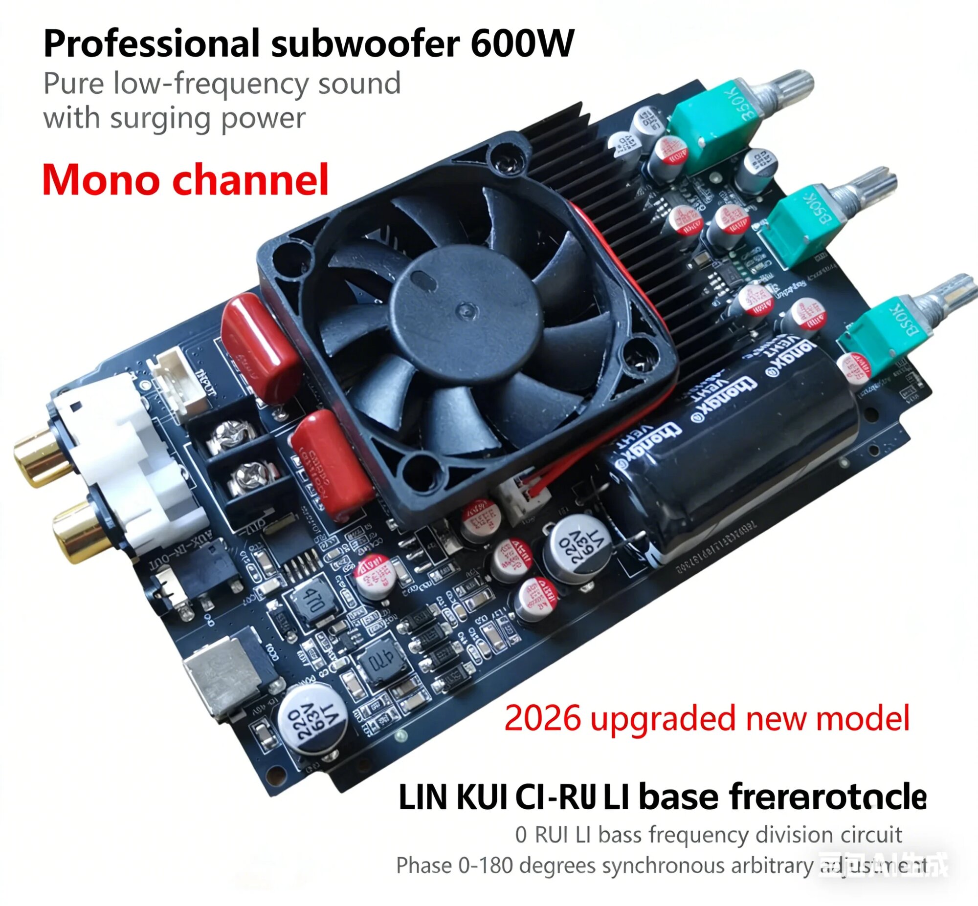 Kaisaya TPA3255 600W Моно Усилитель для Сабвуфера