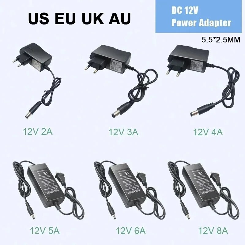 Трансформатор LeiiGeeGo 12В 4A EU Plug