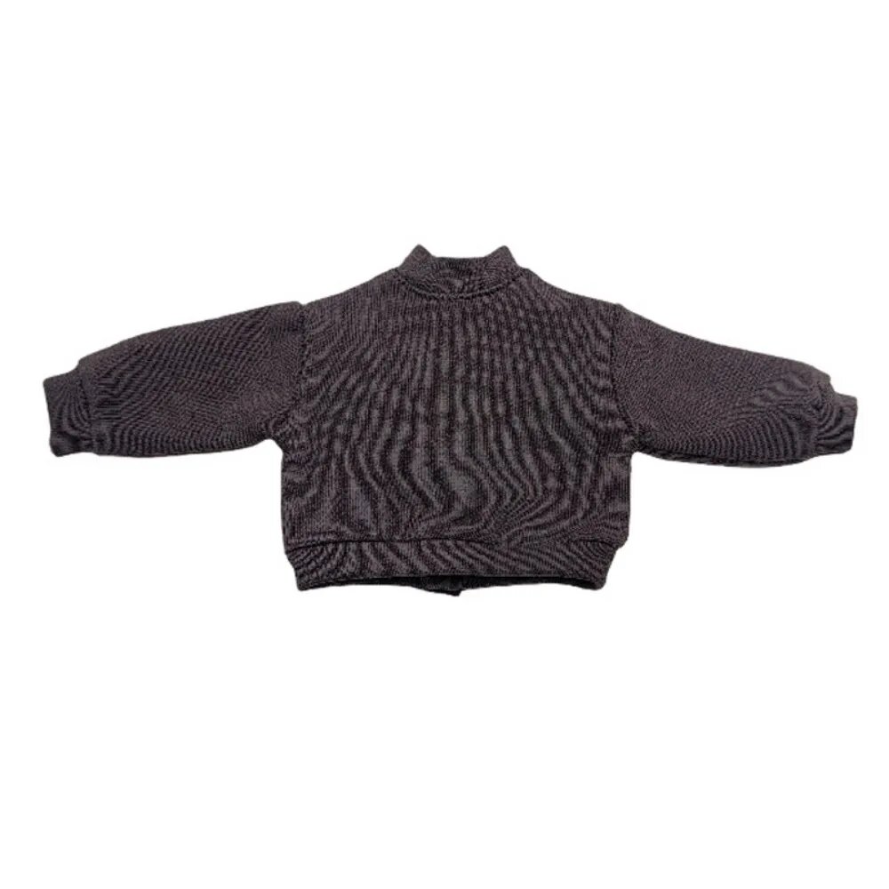 Свитшот для кукол 1/8, черный, Dark Grey