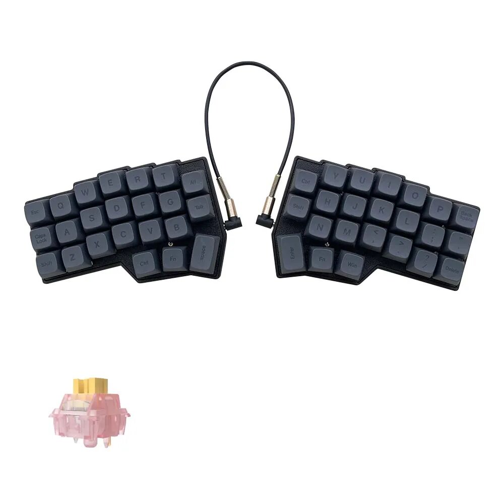 Corne V4.1 Сплит Механическая Клавиатура Outemu Silent, Цвет: W1 Full Keyboard