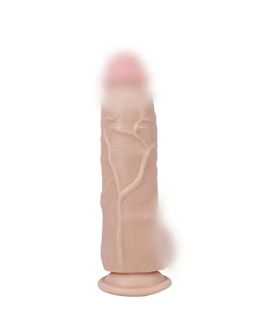 Реалистичный фаллоимитатор Real Basic Toy с присоской, 21 см, телесный