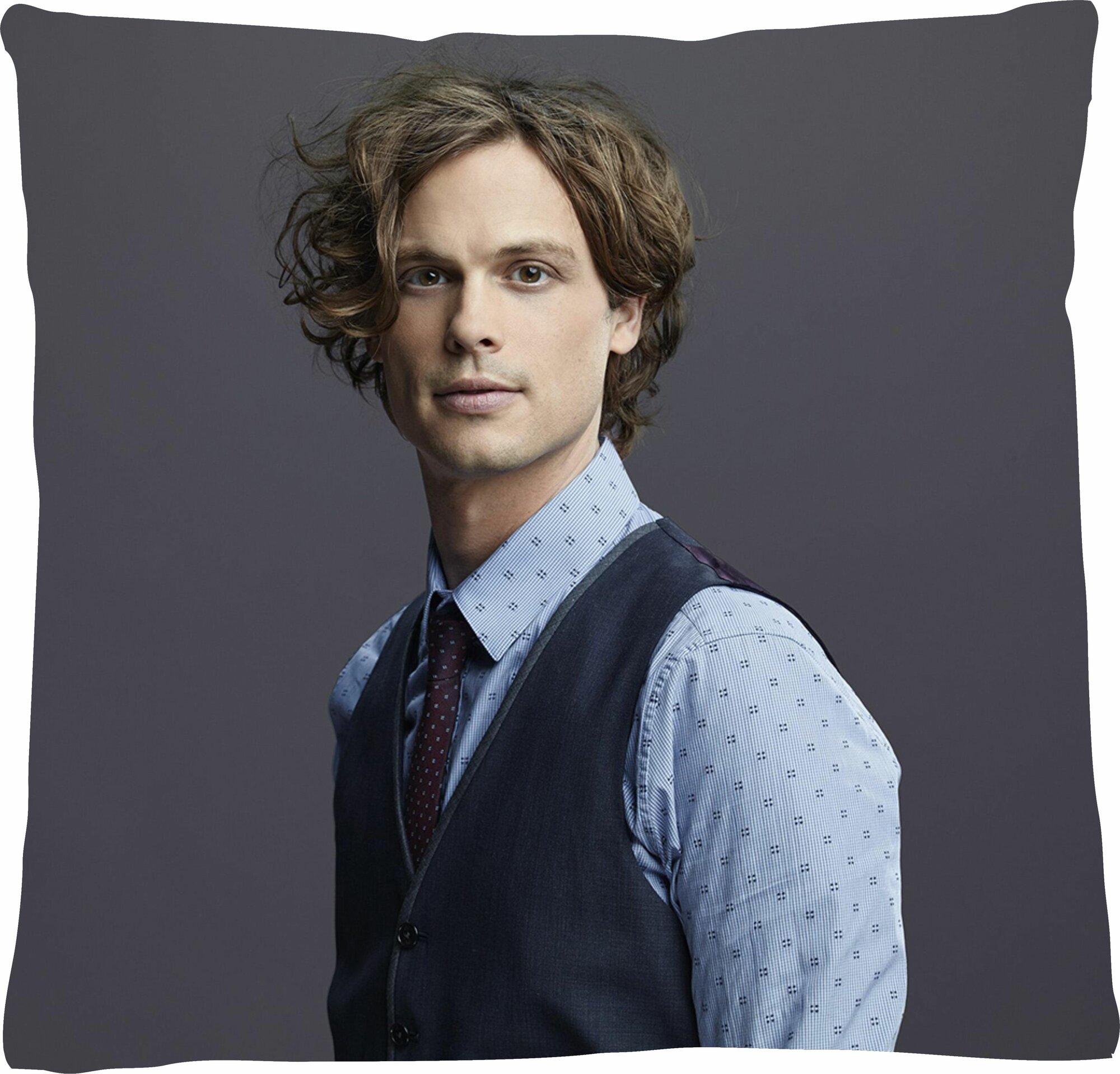 Подушка квадратная Matthew Gray Gubler Мэттью Грей Габлер