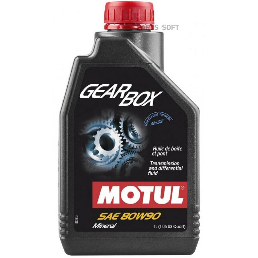 Масло трансмиссионное MOTUL GEAR 80W90, 1L, шт от официального дистрибьютора, MOTUL, артикул 105787