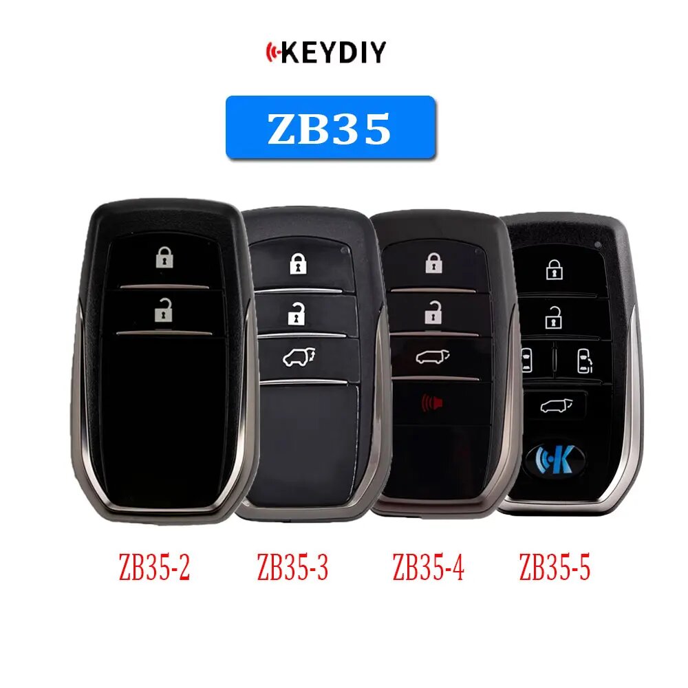 Универсальный смарт-ключ KEYDIY KD ZB35 (ZB35-2, ZB35-3, ZB35-4, ZB35-5) для автомобилей ZB35-4