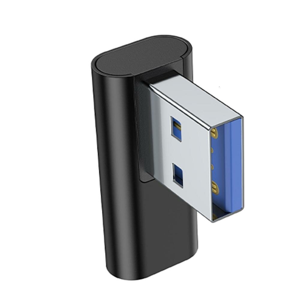 Адаптер USB 3.0 — USB-C, Черный - правильно