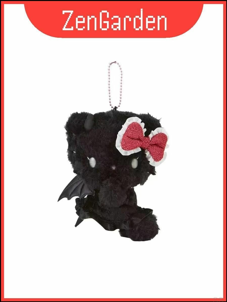 Плюшевый брелок sanrio kt demon angel style, 10 см, подвеска