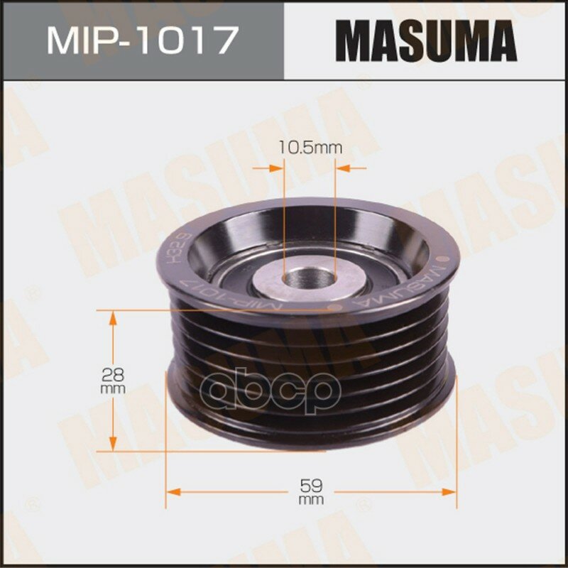 Ролик натяжителя Masuma арт. MIP1017
