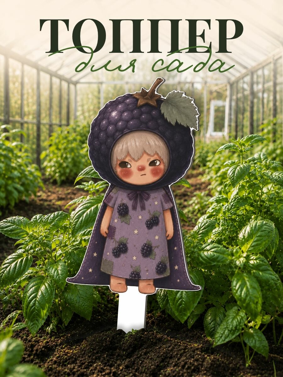 Фигурки для сада мальчик - ежевика