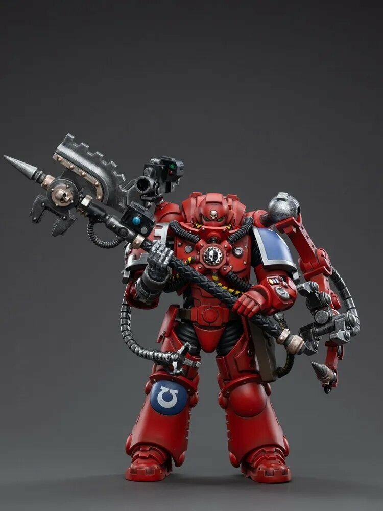 Подвижная фигурка JOYTOY Warhammer 40,000 1/18 Action Figures Ultramarines Primaris Techmarine Model