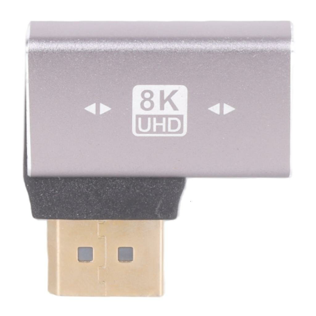 Адаптер HDMI 8K 1.4 под прямым углом, Боковой изгиб вправо