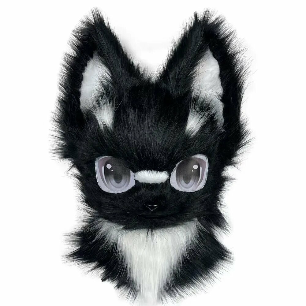 Furry Головной убор из лисы, костюм животного