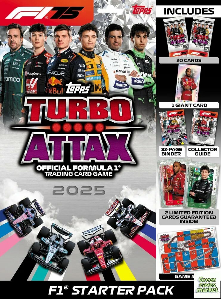 Topps Turbo Attax Formula 1 2025 - Standard Starter Pack Спортивная карточка