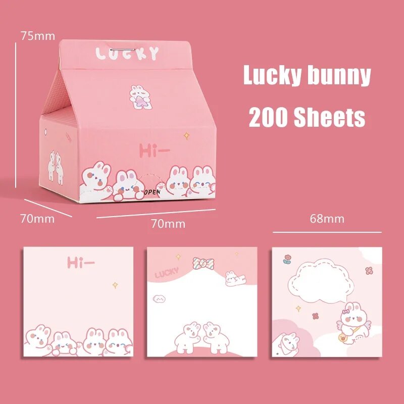 Блокноты 200 листов Lucky Bunny