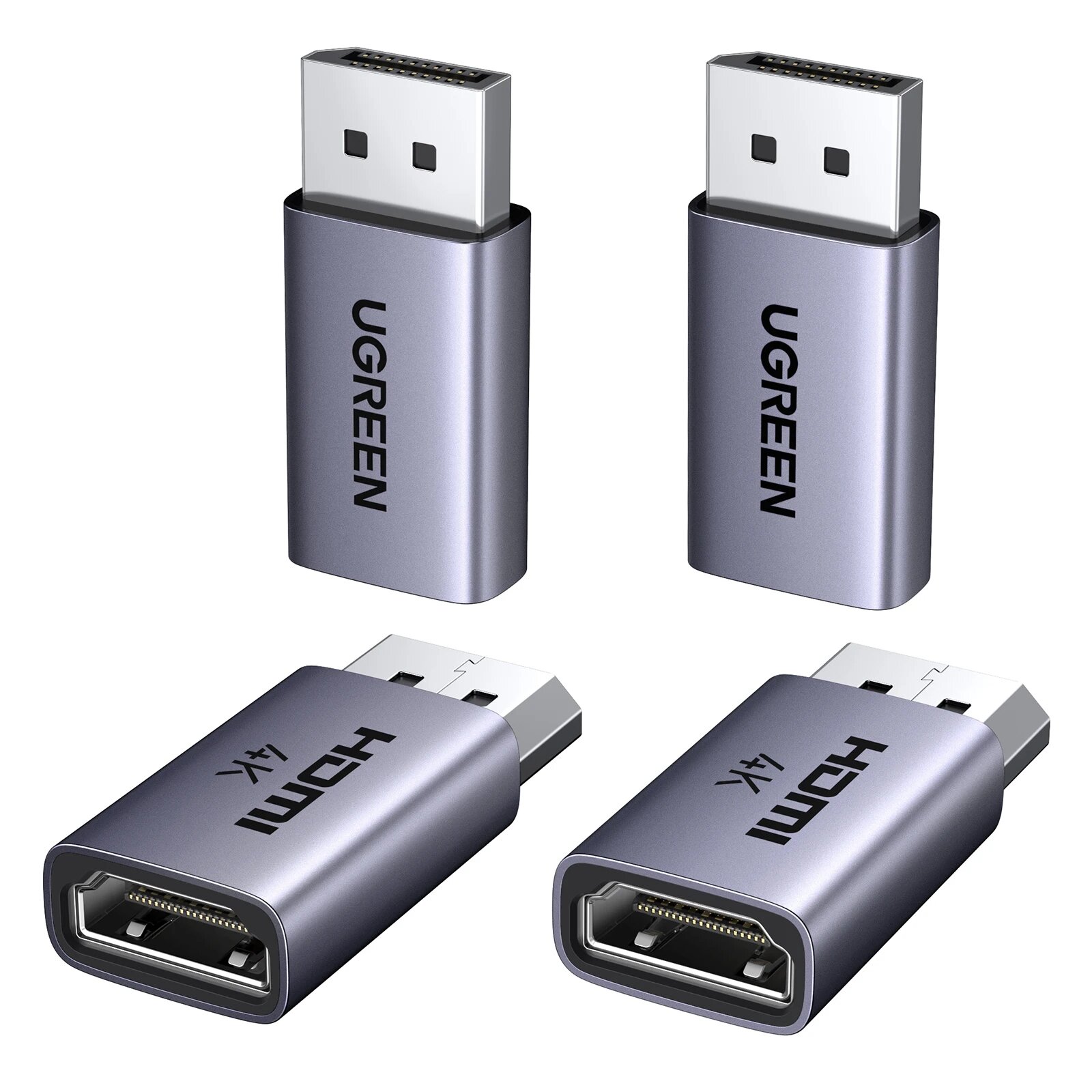 UGREEN DisplayPort-HDMI адаптер 4 шт.