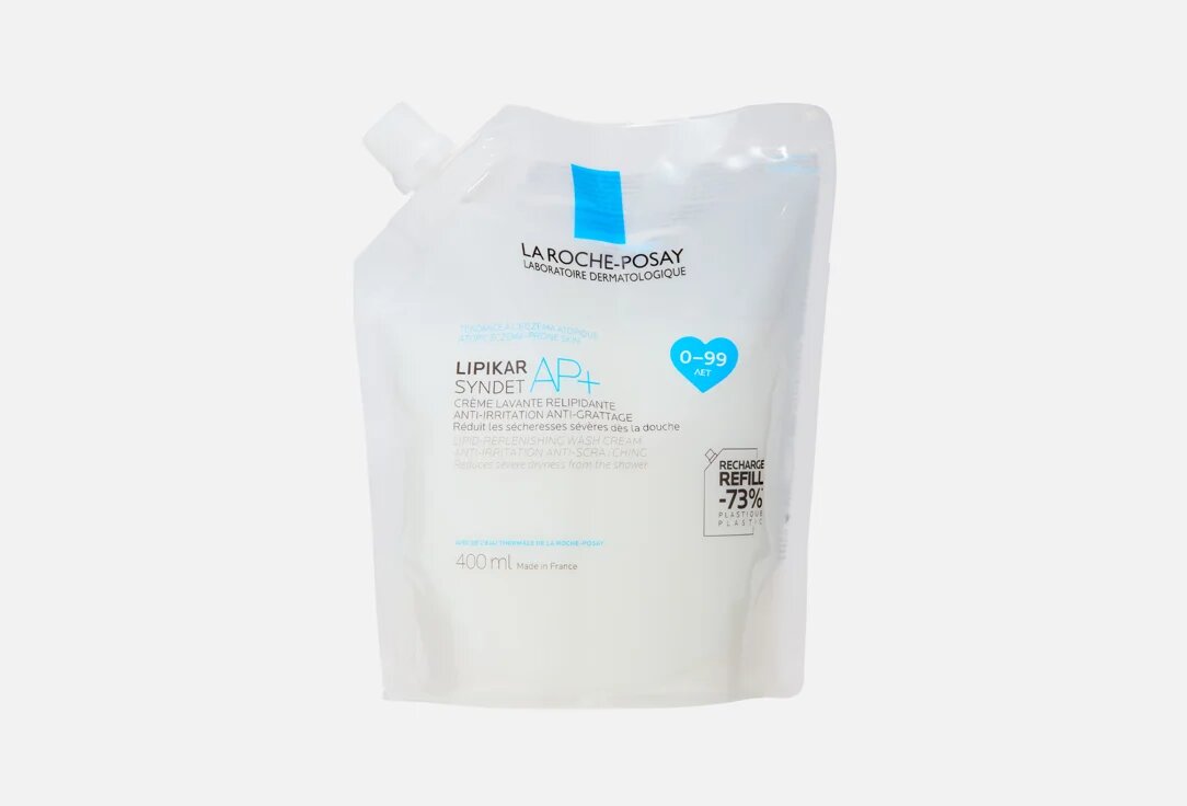La Roche-Posay Lipikar Syndet AP+ Рефил крем-геля для душа 400 мл