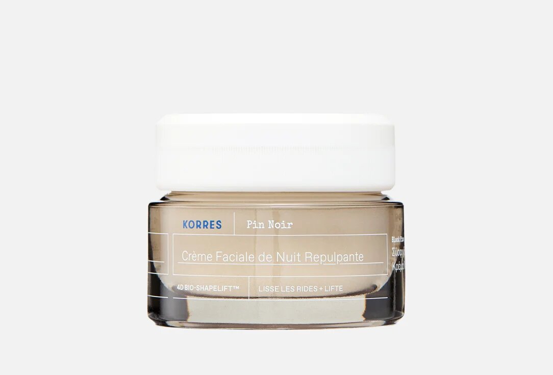 Korres BLACK PINE 4D BioShapeLift Plump-up Sleeping Facial Ночной крем для лица 40 мл