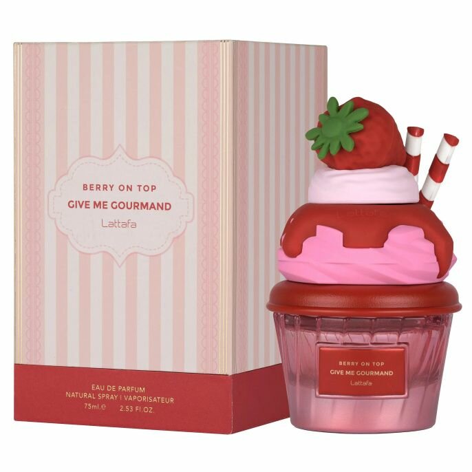 LATTAFA GIVE ME GOURMAND BERRY ON TOP Парфюмерная вода для женщин 75 мл