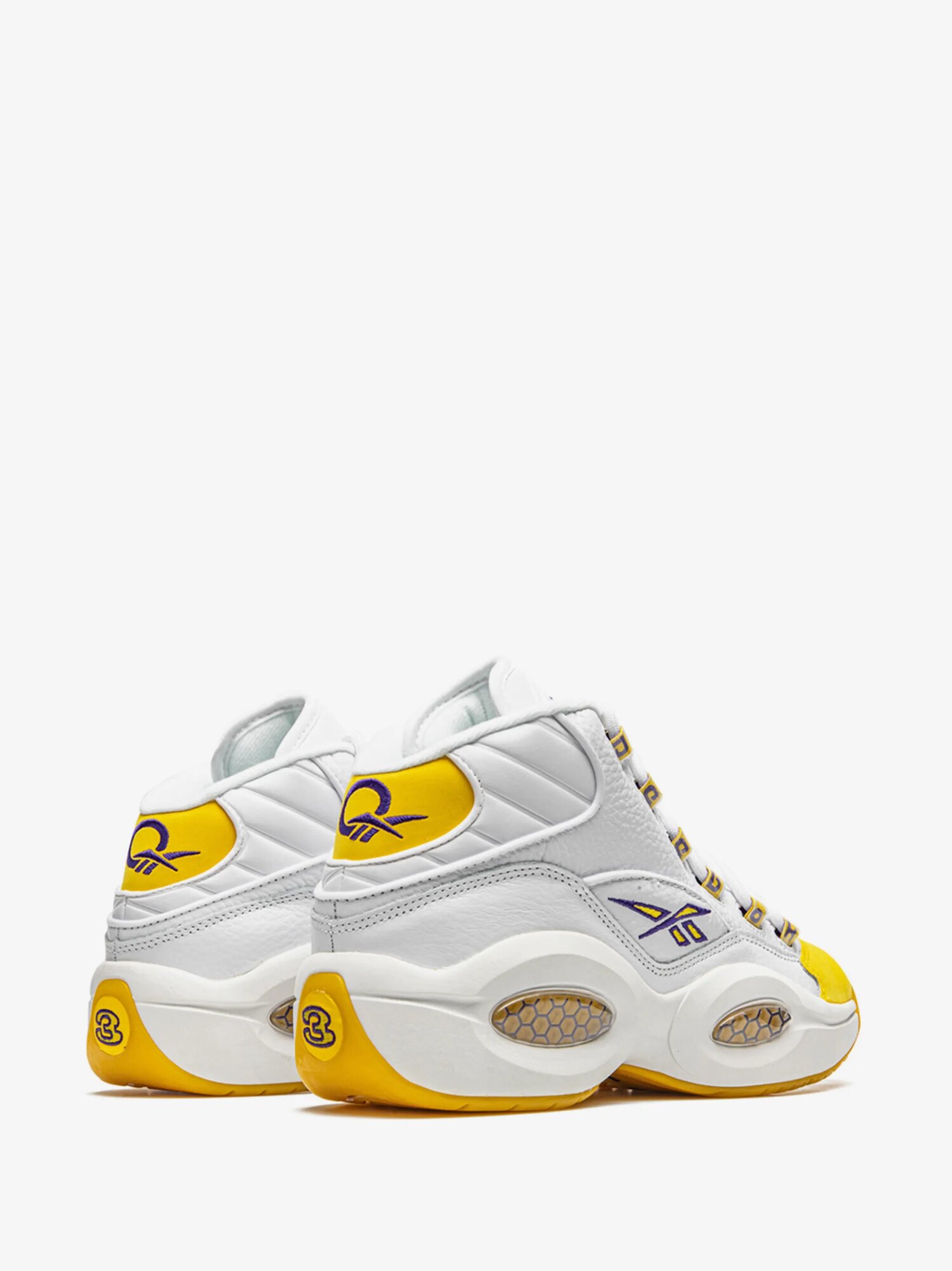 Кроссовки Reebok Question, размер 13 US, бежевый/белый — фото 1