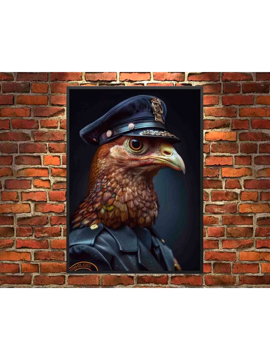 Полицейский с фермы куропаток 1, Плакат 30x42см