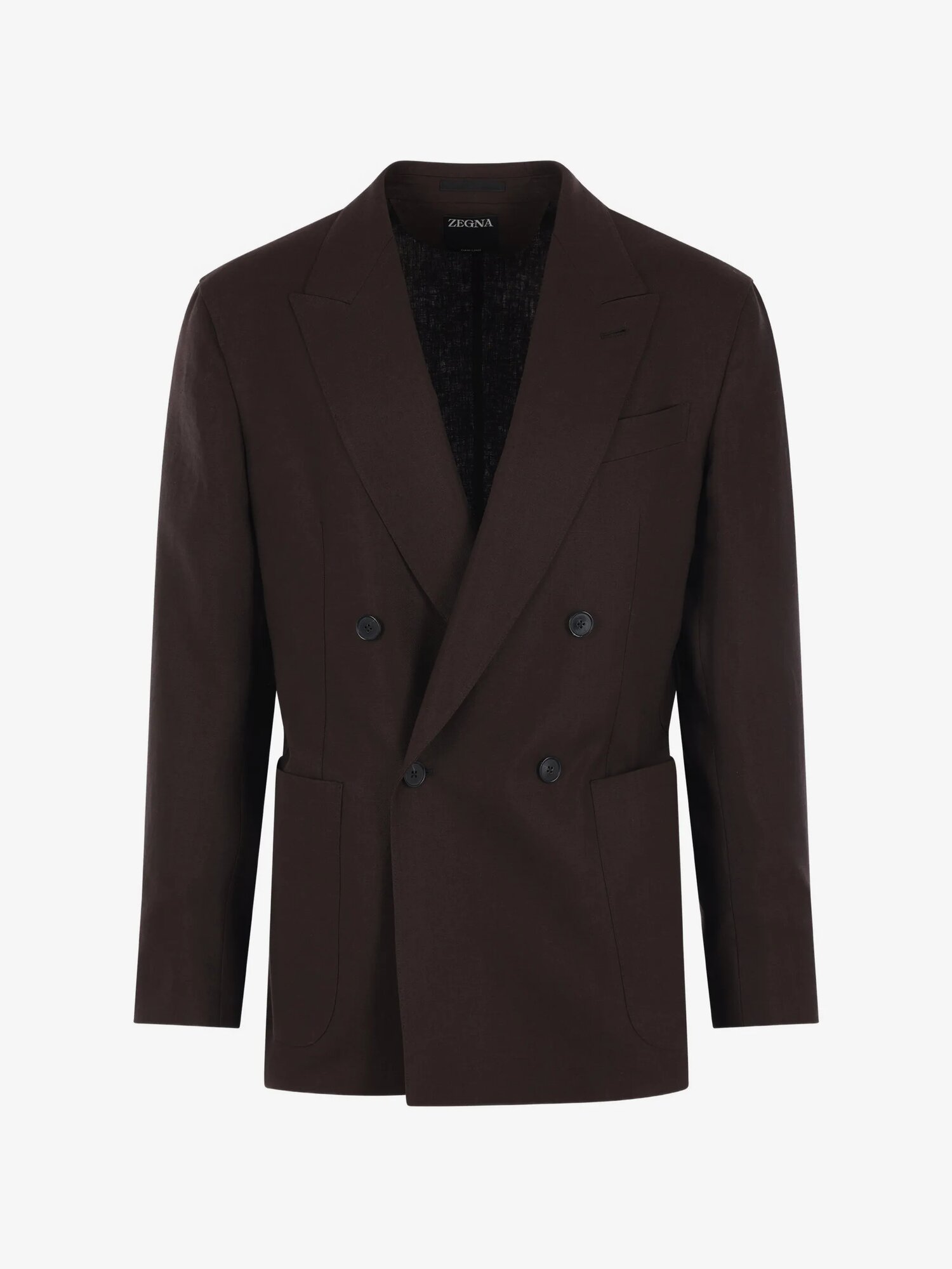 Пиджак Double-breasted peak-lapel blazer