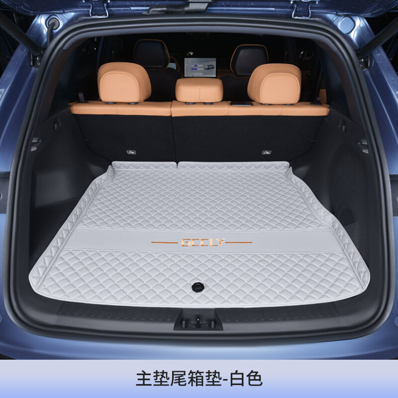 Наппа кожа коврик для багажника основа для Geely Galaxy Starship 7 в лунном белом