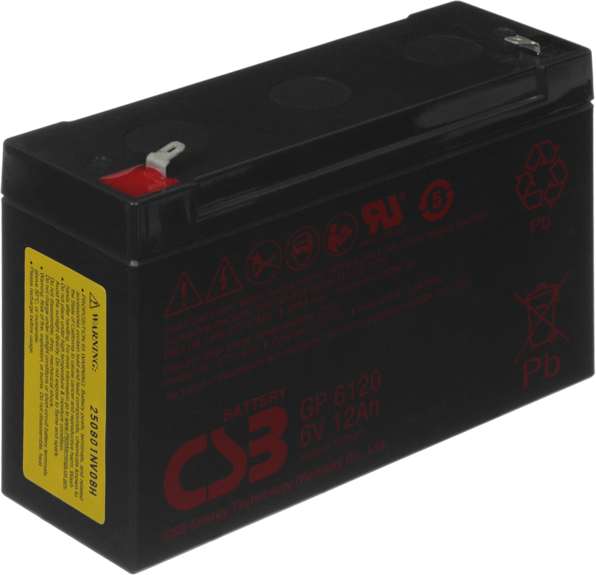 Батарея для ИБП CSB GP6120 6В 12Ач