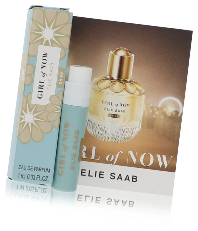Парфюмерная вода для женщин Эли Сааб Герл Оф Нау Шайн 1 мл миниатюра - Elie Saab Girl Of Now Shine