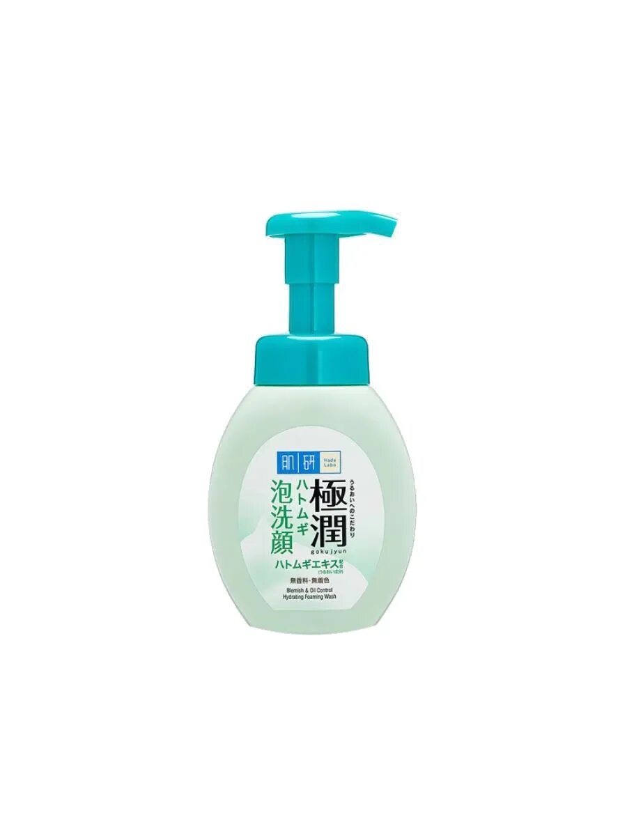 HADA LABO Gokujyun Hatomugi, Пенка для проблемной ко, 160мл