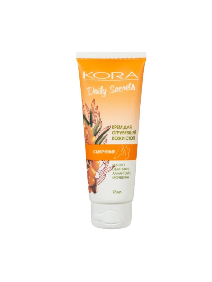 KORA Daily Secrets Крем для огрубевшей кожи стоп Смягчение 7